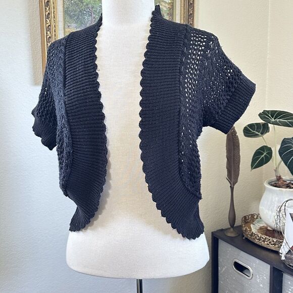 Robbie Bee | Sweaters | Vintage Robbie Bee Cardigan Womens Xl Black ...